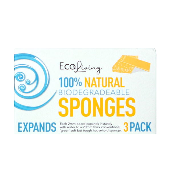 Compressed Eco Sponges – 60 Pack | EcoLiving